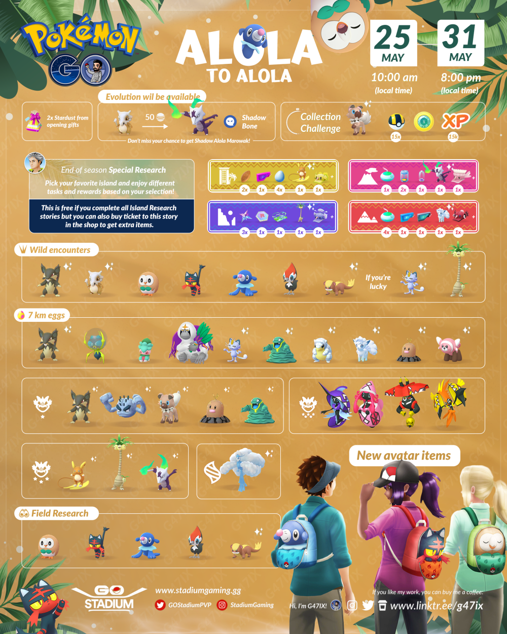 Alola to Alola Event - Stadium Gaming
